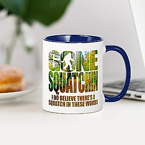 CafePress Gone Squatchin *Wooded Path Edition* Mug Ceramic Coffee Mug, Tea Cup 11 oz