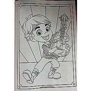 Santiago of The Seas Coloring and Activity Book with Bonus Stand-Up Character on Back - 80 Pages