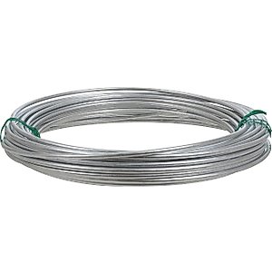OOK 534800 Galvanized Solid Wire #9-50', Silver