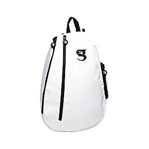 geckobrands Sling Bag | Versatile Unisex Crossbody Shoulder Bag | Stylish Companion for Adventures and Everyday (White 1)