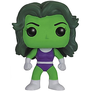POP Marvel: She-Hulk Funko Vinyl Figure (Bundled with Compatible Box Protector Case), Multicolor, 3.75 inches