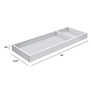 Davinci Universal Wide Removable Changing-Tray (M0619) in Cloud Grey