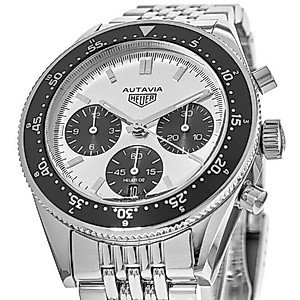 Tag Heuer Heritage Autavia Chronograph Automatic Silver Dial Men's Watch CBE2111.BA0687