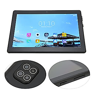 HD 8inch Tablet PC, Octa Core 3G Calling Kids Tablet,5G WiFi Dual Band Tablet,Portable Computer Tablet Support 128GB Memory Card Tablet,Gift for Kid(Black)