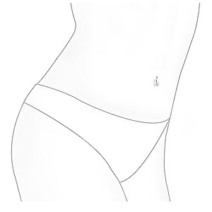 Kiokioa 316L Titanium steel Bling Disco Ball Crystal Belly Button Navel Ring Christmas Gifts 14 G