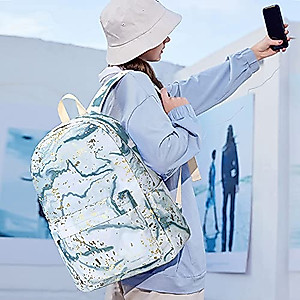 Bluboon Teen Girls School Backpack Kids Bookbag Set with Lunch Box Pencil Case Travel Laptop Backpack Casual Daypacks (Gray)