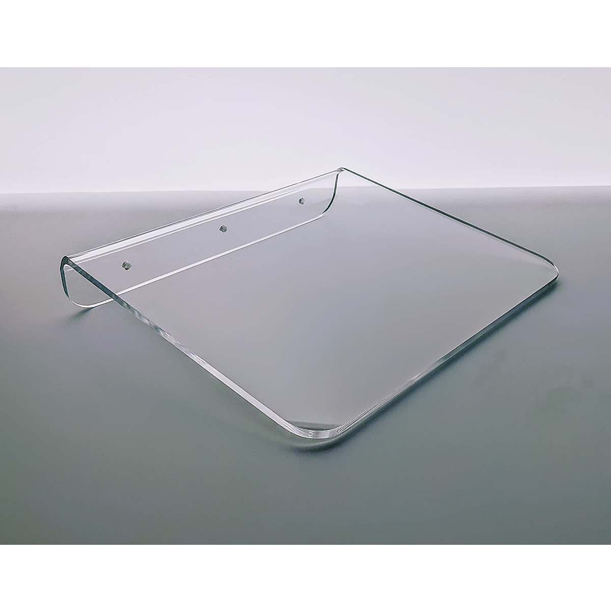 12" Long Clear Floating Shelf (11" deep) Xform3