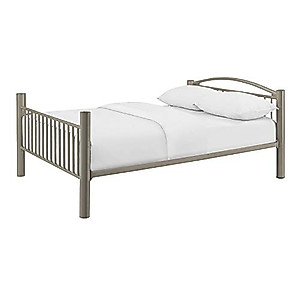 Powell Heavy Metal Bunk Bed, Full Over Full, Pewter