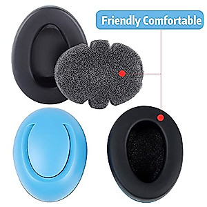 nobrand WORCBGIO Baby Hearing Protection Earmuffs Noise Eliminating Elastic Adjustable for Quiet Sleep and Preventing Potential Hearing Damage (Blue)