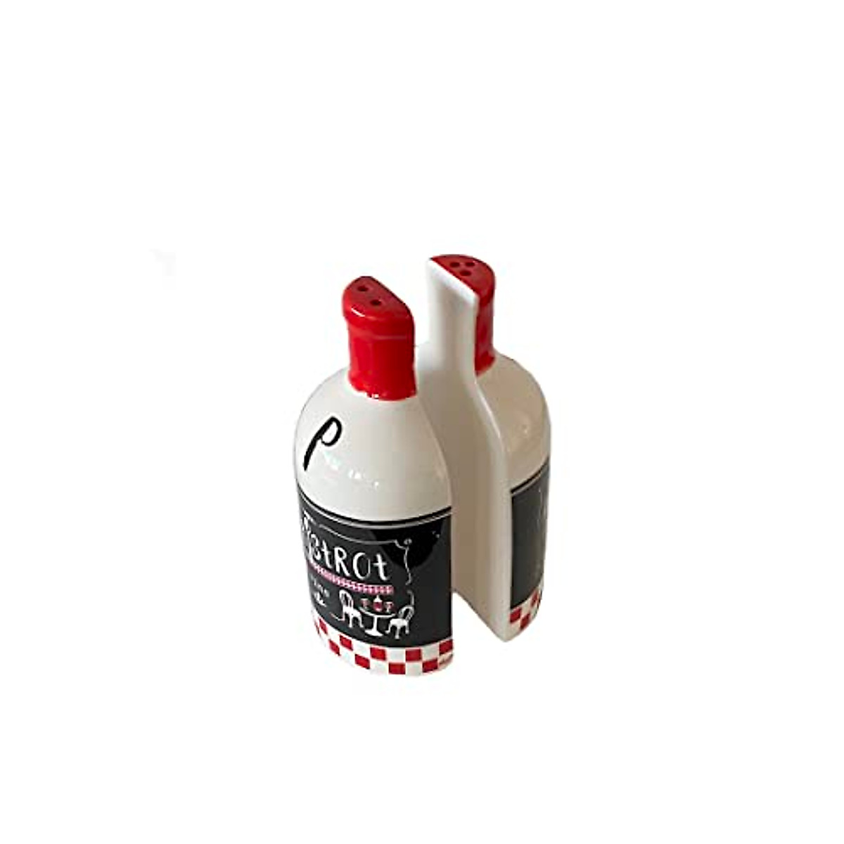 French Bistro Ceramic Salt and Pepper Shakers