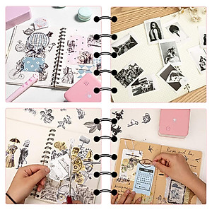 Phomemo Pocket Printer - M02 PRO, 300 dpi Higher Resolution, Bluetooth Sticker Mini Printer, Wireless Thermal Inkless Printer, Good for Photo, Art,Journal, Work,Study Notes,for iPhone & Android Phones