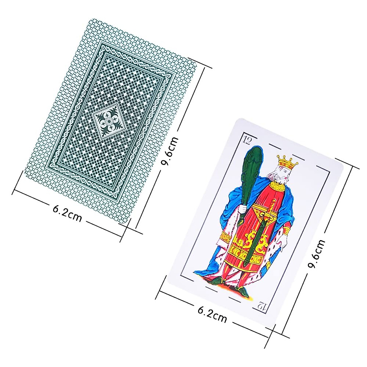 4 Decks Spanish Playing Cards, Barajas Españolas Originales, Cartas Españolas Originales, Briscas Cards Puerto Rico,Mexican Playing Cards Game, Spanish Cards Deck