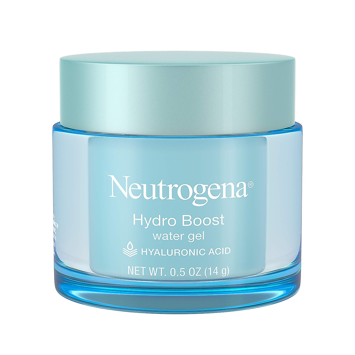Neutrogena Hydro Boost Hyaluronic Acid Hydrating Water Face Gel Moisturizer for Dry Skin, Oil-Free, Non Comedogenic, Travel Size .5 oz