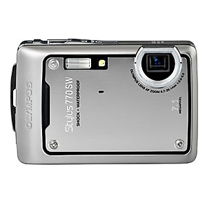 Olympus Stylus 770SW 7.1MP Digital Camera with 3x Optical Zoom (Silver)