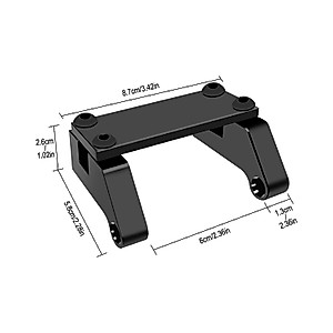 Metal Drive Toggle Bracket Fits for La-Z-Boy Lazyboy Power Recliners Aluminum Repair Parts Black with 2 Plastic Split Bushings