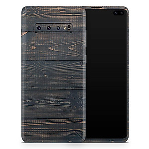 DesignSkinz Raw Wood Planks V14 Protective Vinyl Decal Wrap Skin Cover Compatible with The Samsung Galaxy S20 (Screen Trim & Back Glass Skin)
