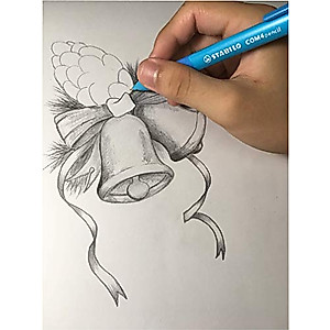 Stabilo Extra Long 0.5mm 2B Long Hi-Polymer Leads Fine Mechanical Pencil Lead Refills (8 Tubes, 24 Leads Per Tube - Total 192 Leads)