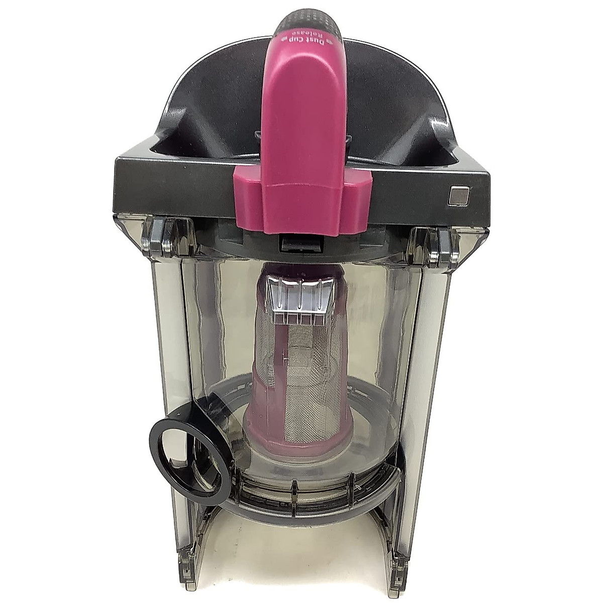 Shark ' Ninja Dust Cup Dirt Bin for APEX AX912 QU922Q QU922QBL QU922QPK QU922QRD QU922QRG DuoClean Self-Cleaning Upright Vacuum, Pink, Clear and Black