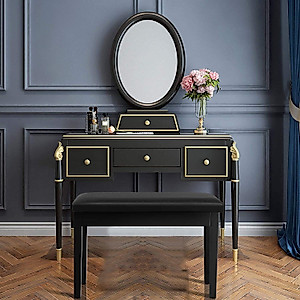 GOFLAME Duet Piano Bench, Black, PU Leather, Solid Wood Construction, Hidden Music Storage, 360 lbs Load Capacity, 29.5" x 14" x 19.5"