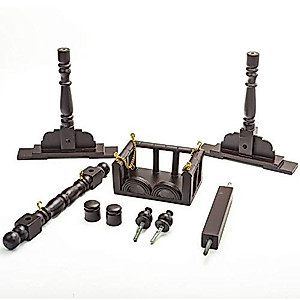 BBRATS Kraftz Handcrafted White Teakwood Jhoola/Jhula for Krishna Janmashtami/Bal Gopal/Ladoo Gopal/Kaanha/Hindola Celebrations