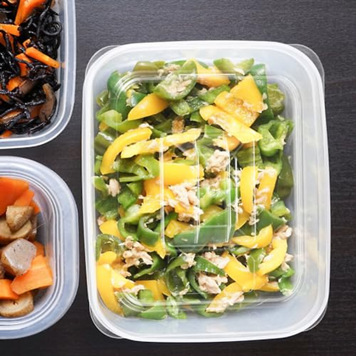 ABOOFAN Polycarbonate Hotel Pan Lids with Handle, 4pcs 1/6 Size Clear Acrylic Food Pan Lid Steam Table Pan Cover Food Storage Containers Covers for Restaurant Hotel