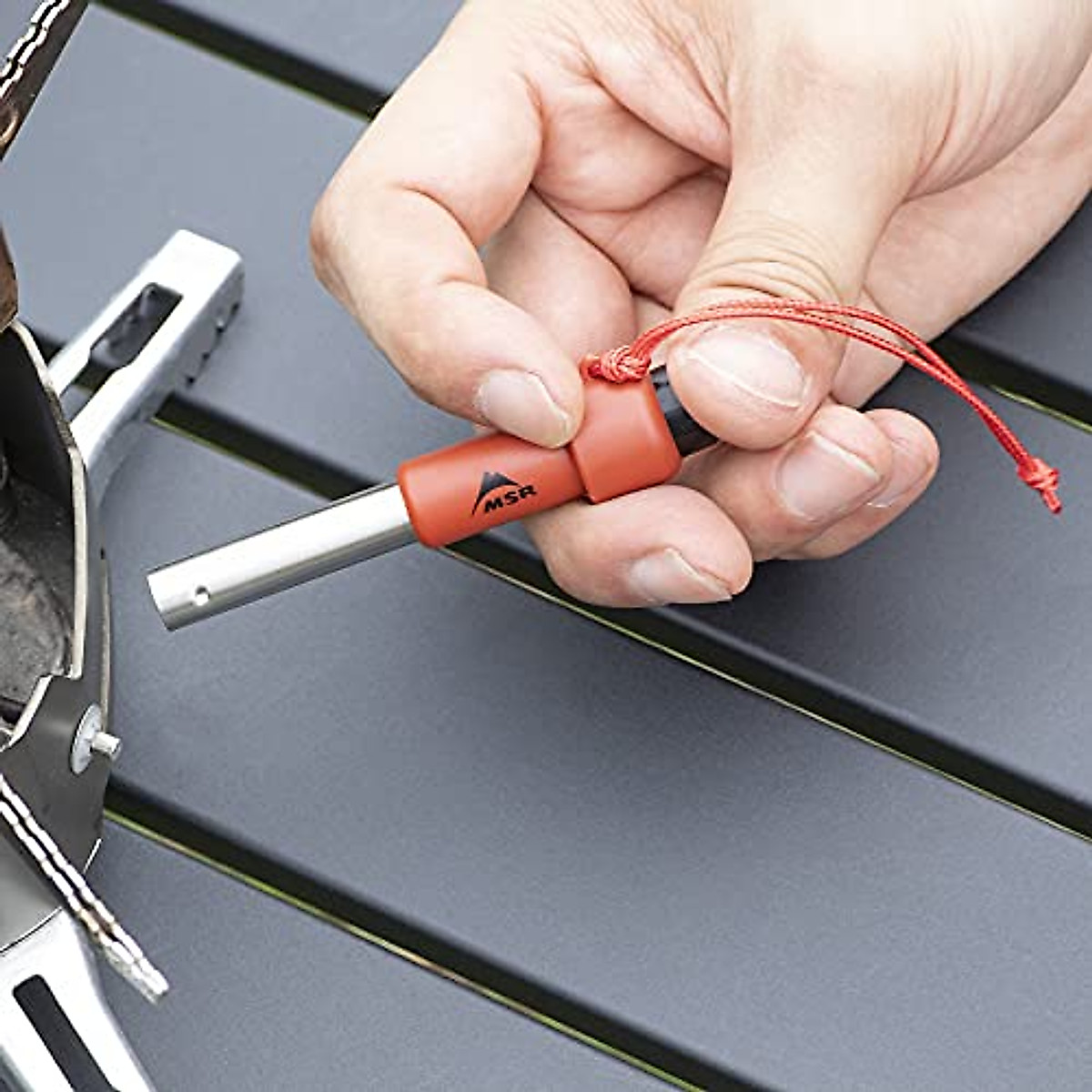 MSR Piezo Ignitor for Canister Stoves, Red