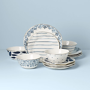 Lenox Blue Bay 12-Piece Dinnerware Set