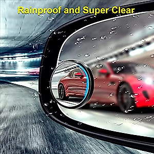 Blind Spot Mirrors for Car 2Inch Round HD Rear View Convex Mirrors 360°Rotatable HD Glass Mirrors Convex Wide Angle Blind Spot Mirrors for Trucks, Car, Van, SUV (Sliver-4pcs)