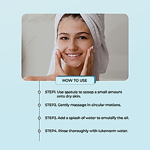 YADAH Green Tea Cleansing Balm (3.38fl oz) - Makeup Remover, Moisturizing, Residue-Free. Korean Skin Care. Vegan, Hypoallergenic.