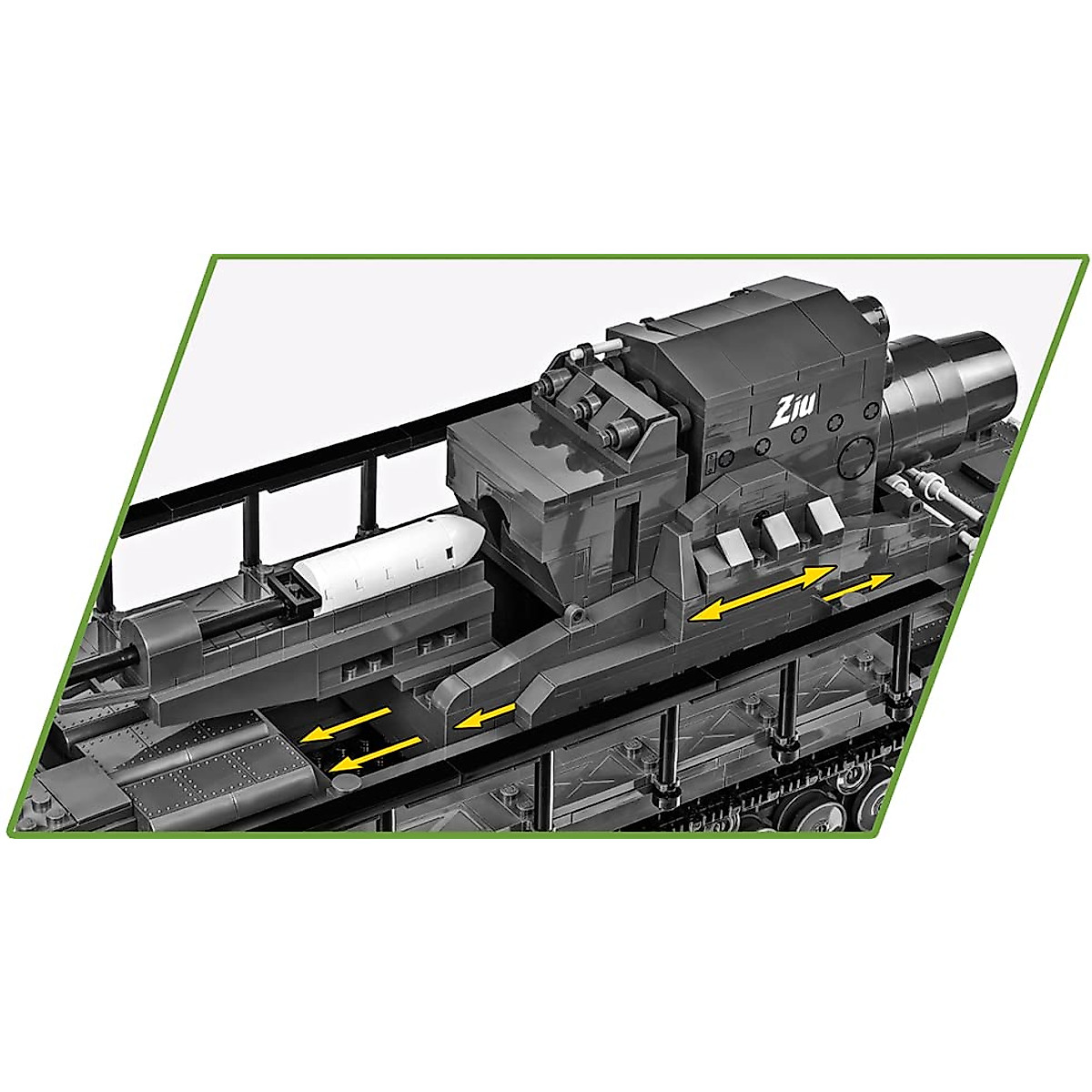 Cobi toys 1574 Pcs Hc WWII /2560/ 60Cm Karl-Gerat 040 "Ziu