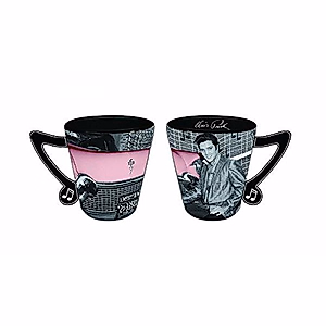 Elvis Shot Glass with Car and Music Handle