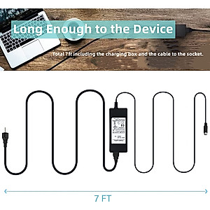SLLEA 6-Pin DIN AC/DC Adapter for I/O Magic GigaBank 320gb 3.5" External Hard Drive HD HDD 5VDC / 12VDC 1.5A-2A 6-Prong Power Supply Cord Cable PS Battery Charger Mains