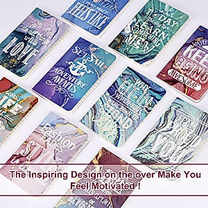EOOUT 28 Pack Mini Notebooks for Kids, Inspirational Journals Bulk, 32 Pages 3.5" x 5.5" (A6 Size) Lined Motivational Pocket Notepads for Kids, Coworkers, Students Gifts