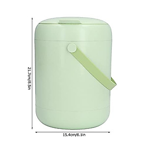 Portable Washer and Spin Dryer, Mini Washing Machine, Intelligent Underwear Washer 3L Capacity For Apartment, Laundry, Camping, RV(Green)