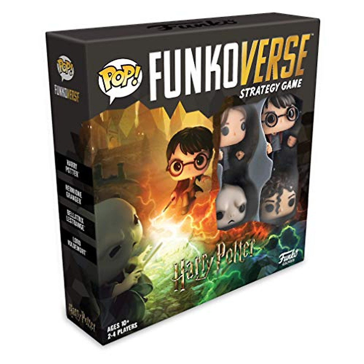Funko Games Funko Harry Potter 100 Funkoverse - (4 Character Pack) ENGLISH Board Game, Multi Colour - Light Strategy Board Game for Children & Adults (Ages 10+) - 2-4 Players - Gift Idea
