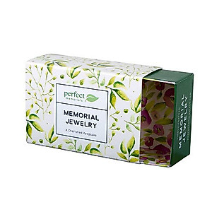 Perfect Memorials Wing of an Angel Sterling Silver Cremation Jewelry (1 Cu/in) - Beautiful Keepsake Necklace/Memorial Urn Pendant for 1 Cubic Inches of Human Ashes, Lock of Hair/Honor Your Loved One