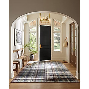 Loloi Chris Loves Julia x Humphrey Plum/Multi 7'-3" x 9'-3" Area Rug