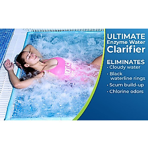 Black Diamond Stoneworks Ultimate Spa Filter Cleaner Fast-Acting Spray for Hot Tub & Pool Filters 1-Gallon and Ultimate SPA and Pool Natural Enzyme Water Clarifier Treatment 1-Quart.