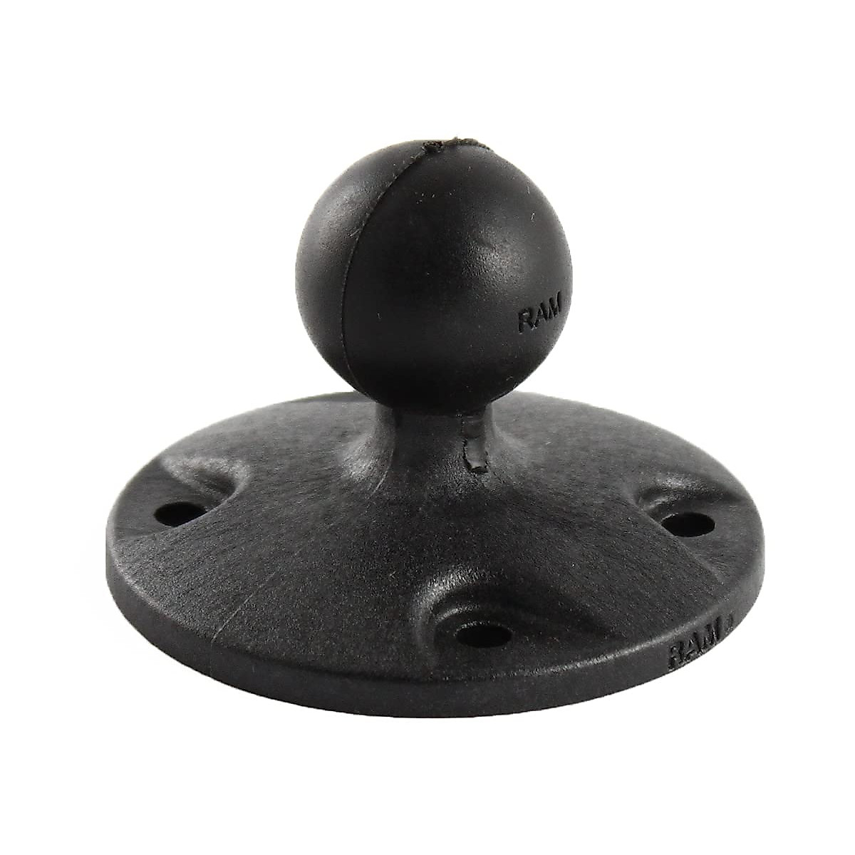 RAM Mounts Composite Round Plate with Ball RAP-B-202U with B Size 1" Ball