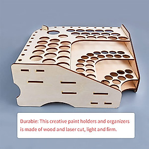 DTOWER Paint Organizer Storage Rack Model Tool Rack Dropper Bottle Drawer Organizer