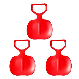 3pcs Snow Sleds Lightweight Flying Carpet Portable Rolling Snow Slider Disc Toy Snow Saucer Sleds for Kids Outdoor