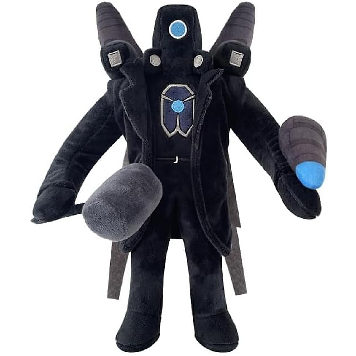 Skibidi Toilet Plush Toy, Cameraman Plush,Speakerman Plush.Fun and Whimsical Trio: Cameraman Plush, Skibidi Toilet Toy Plush, and Speakerman Plush Set for Kids and Collectors (Titan Cameraman Upgrade)