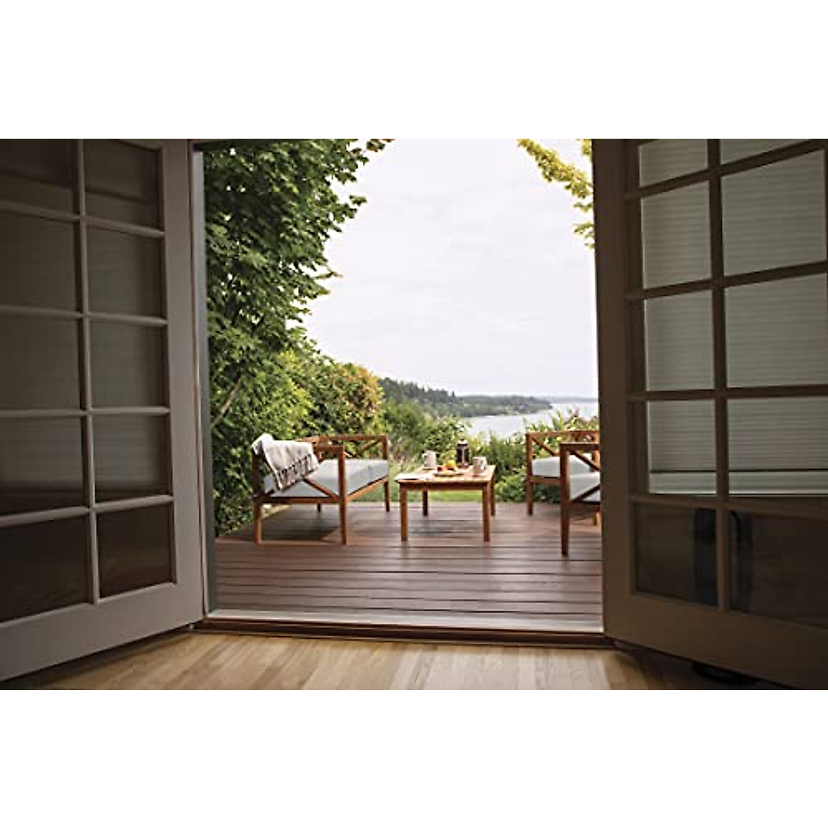 Classic Accessories Ravenna Water-Resistant 25 x 25 x 5 Inch Square Patio Seat Cushion Slip Cover & Foam, Mushroom, Lounge Chair Cushion