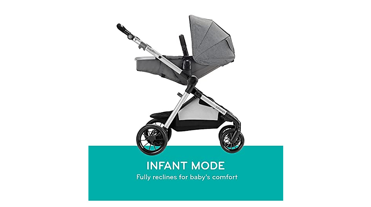 Evenflo Pivot Xpand Stroller | Easily Converts Single to Double