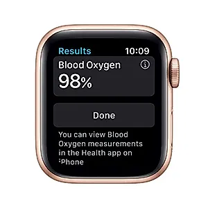 Apple Watch Series 6 (GPS, 40mm) - Gold Aluminum Case with Pink Sand Sport Band (Renewed)