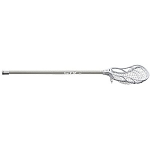 STX Lacrosse Stallion 300 Junior Stick, White/White/Platinum