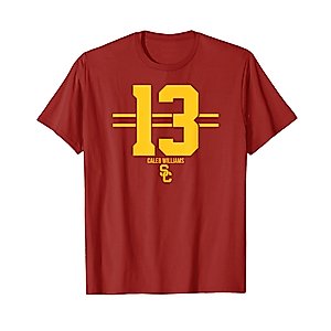 USC Football: Caleb Williams 13 - NCAA Football T-Shirt