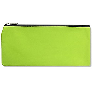 12 Pack of Classic Traditional Cloth Pencil Cases in Bulk, in Solid Colors (12 Pack)