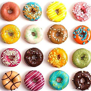 Webake Donut Pan Non-stick Mini Donut Tray Heavy Gauge 2.8 Inch Doughnut Pans for Baking 12-Cavity