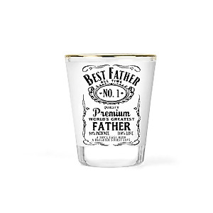 Fathers Gift | Father's Day Shot Glass | Funny Shot Glass | Gift for Dad | Stepdad Gift | Happy Fathers Day | Father Birthday Gift | New Dad
